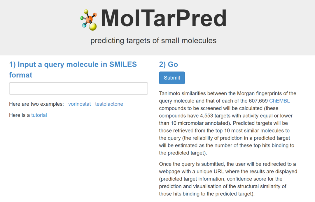 在线药物虚拟筛选工具大汇总