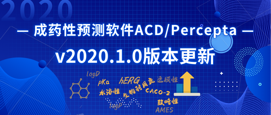 成药性预测软件ACD/Percepta，v2020.10版本更新