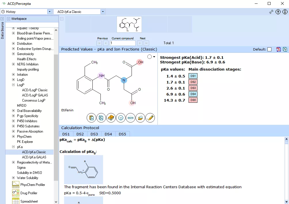 成药性预测软件ACD/Percepta，v2020.10版本更新